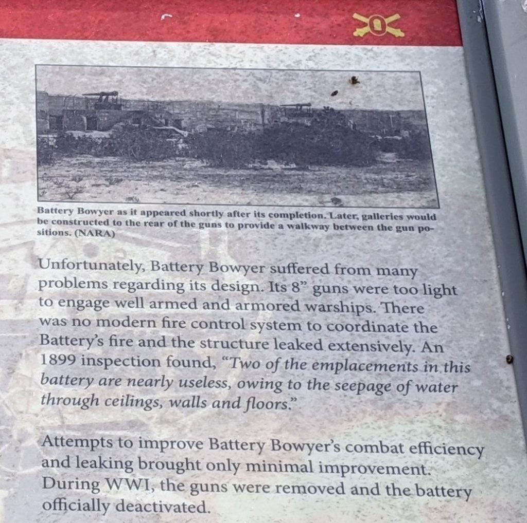 2021 quick trips - part 21: Fort Morgan's BIG gun batteries and back of ...